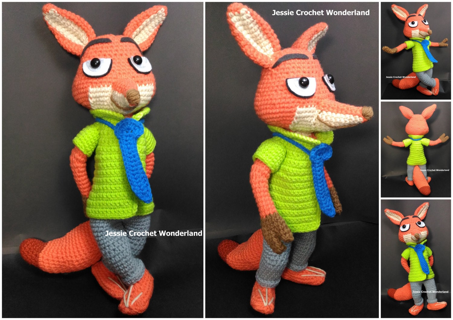 Judy and Nick Zootopia _ Crochet English Pattern - Etsy