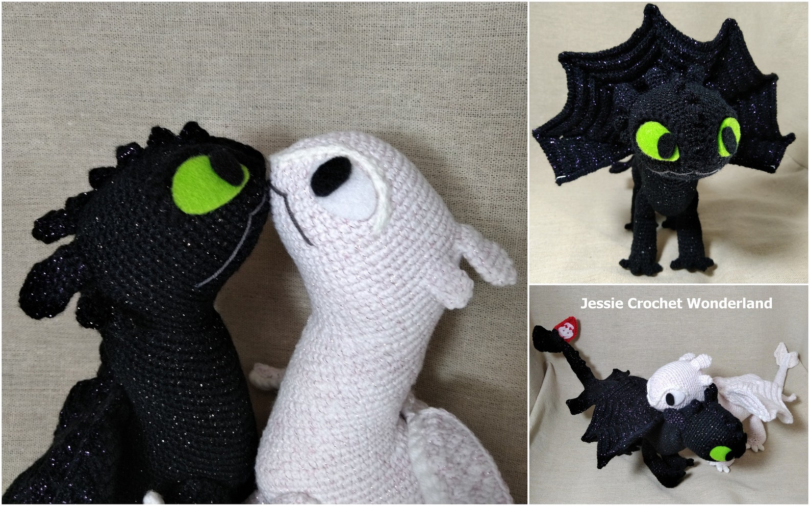 Toothless fall in love _ Toothless English crochet pattern | Etsy