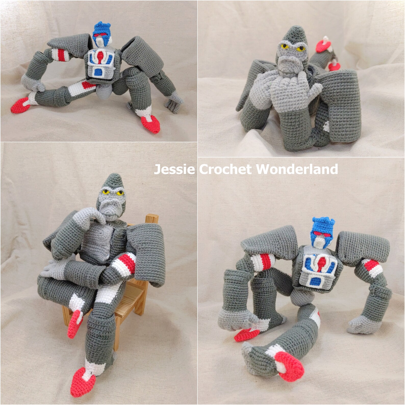 Crochet Transformers Gorilla _ Optimus Primal _ Maximals_ PDF English ...