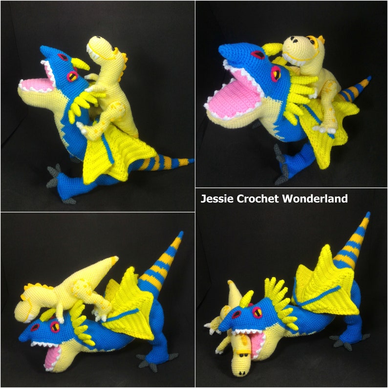 Dragon Stormfly _ Toothless Partner _ Dragon Crochet Pattern - Etsy