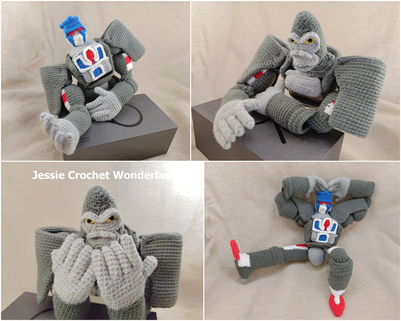 Crochet Transformers Gorilla _ Optimus Primal _ Maximals_ PDF English ...