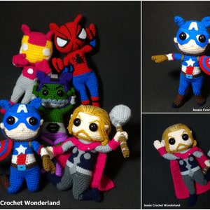 Avengers Inspired _ Spider Man_ THOR_ Captain America_ Iron Man_hulk ...