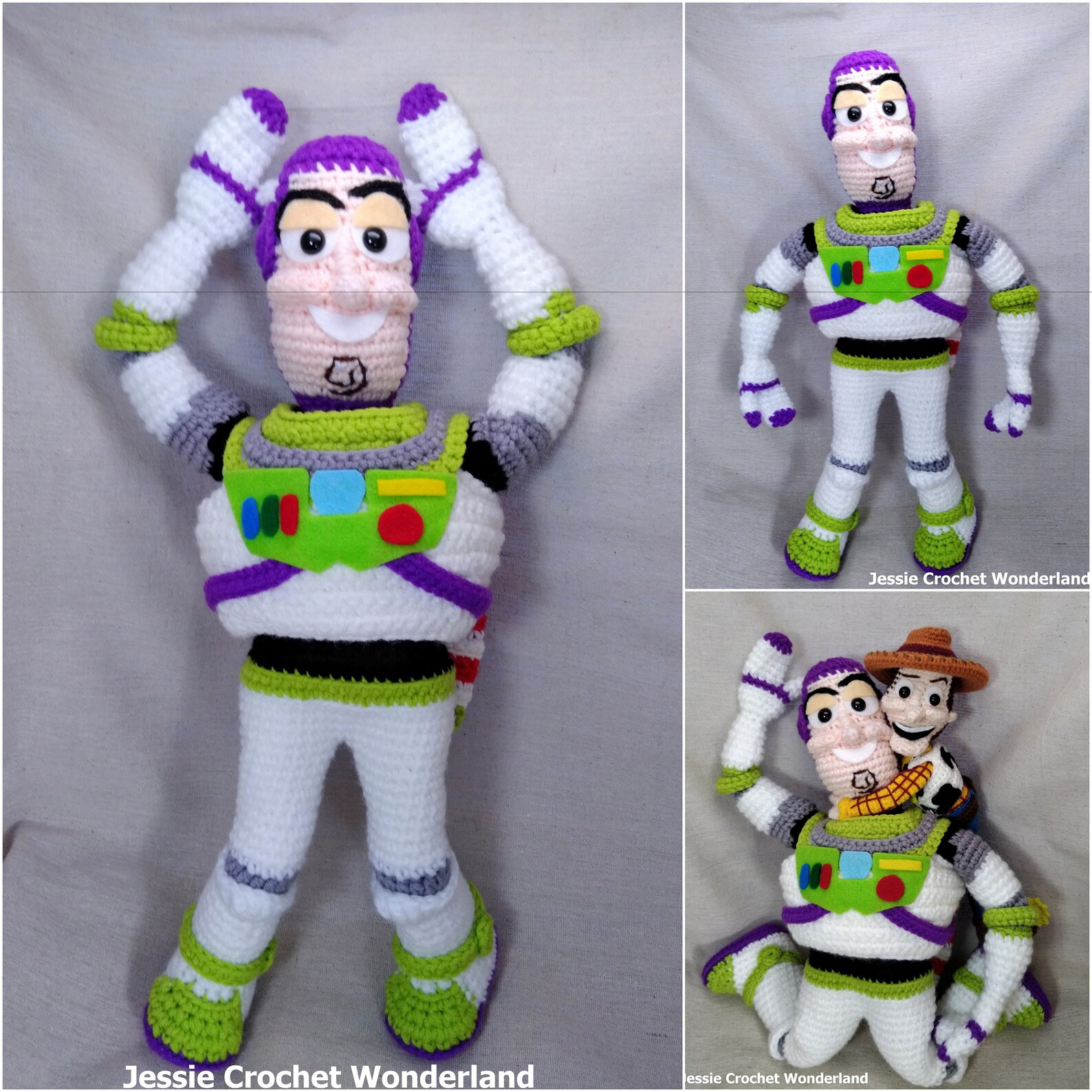 Buzz Lightyear English Crochet Pattern _ 16 Inches Buzz | Etsy