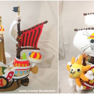 Crochet Pirate Ship Sunny_ Instant Download PDF English Crochet Pattern ...