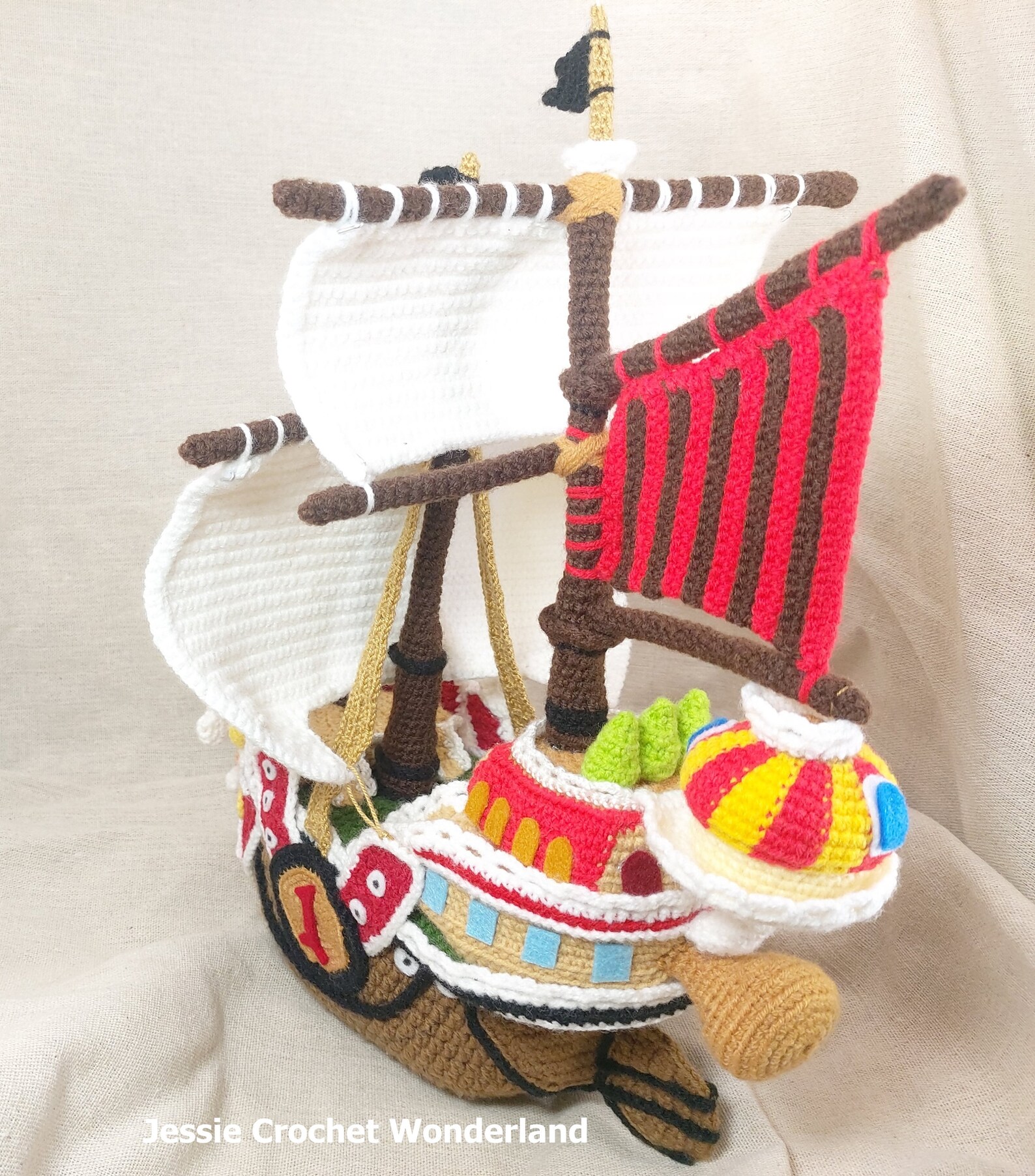 Crochet Pirate Ship Sunny_ Instant Download PDF English - Etsy