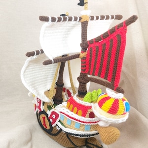 Crochet Pirate Ship Sunny_ Instant Download PDF English Crochet Pattern ...