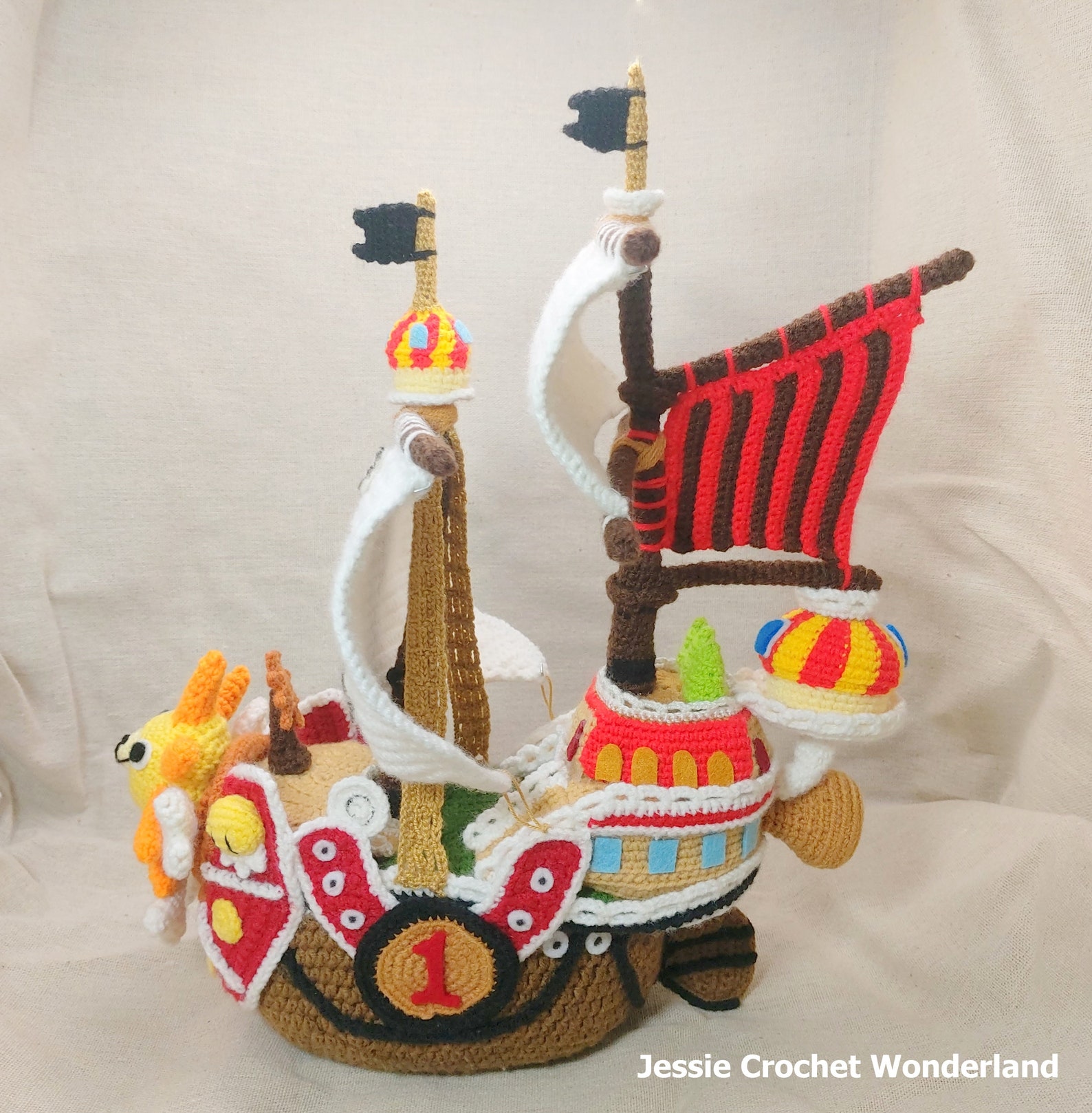 Crochet Pirate Ship Sunny_ Instant Download PDF English - Etsy