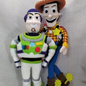 Buzz Lightyear English Crochet Pattern _ 16 Inches Buzz Lightyear _ Toy ...
