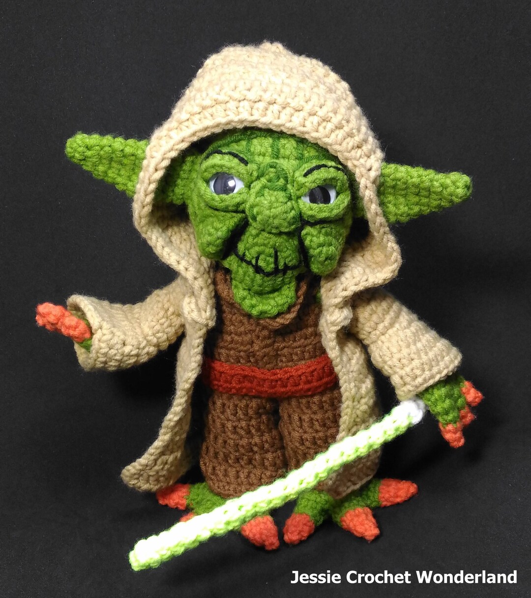 Darth Yoda Vs Master Yoda _ Star Wars_ English Crochet Pattern - Etsy