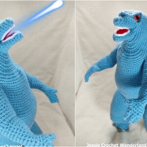 Crochet Giant Godzilla _ Godzilla Monsterverse _ PDF English - Etsy
