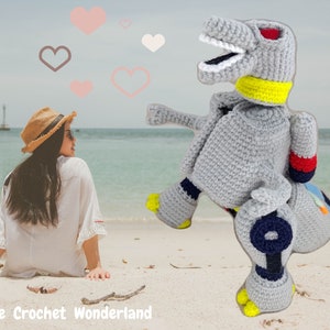 Crochet Transformers Dinobot Grimlock _ Tyrannosaurus _ PDF - Etsy