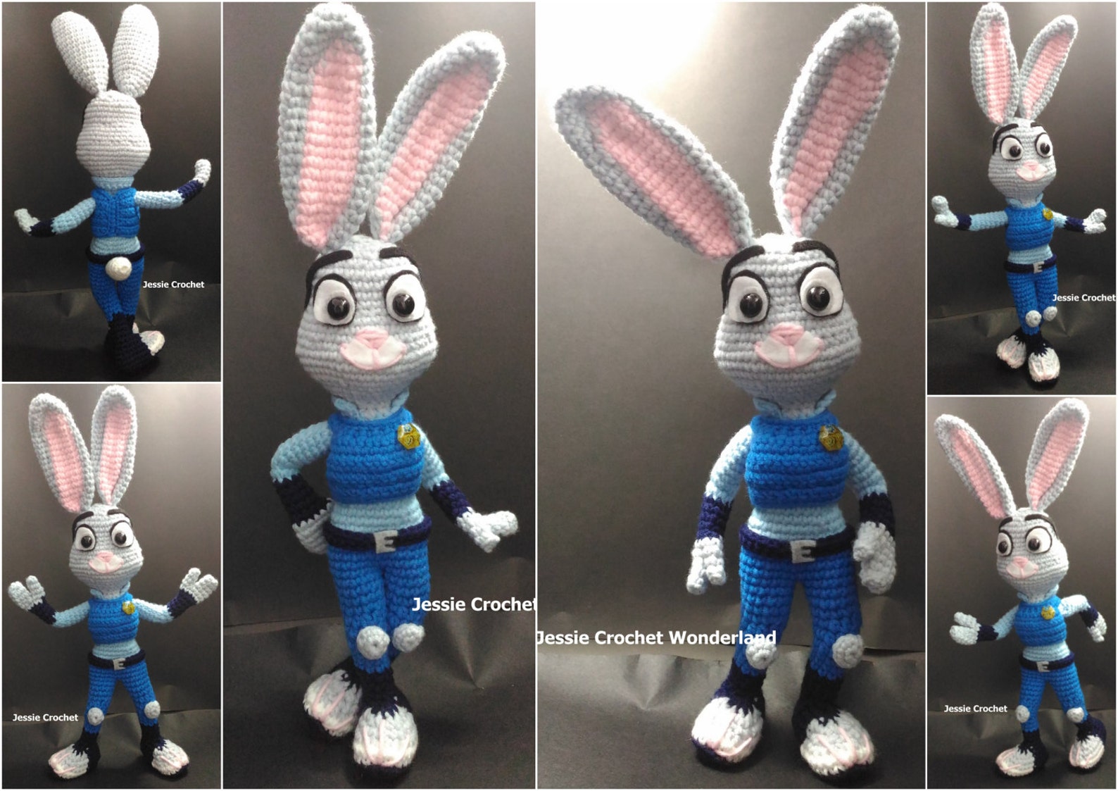 Judy and Nick Zootopia _ Crochet English Pattern - Etsy