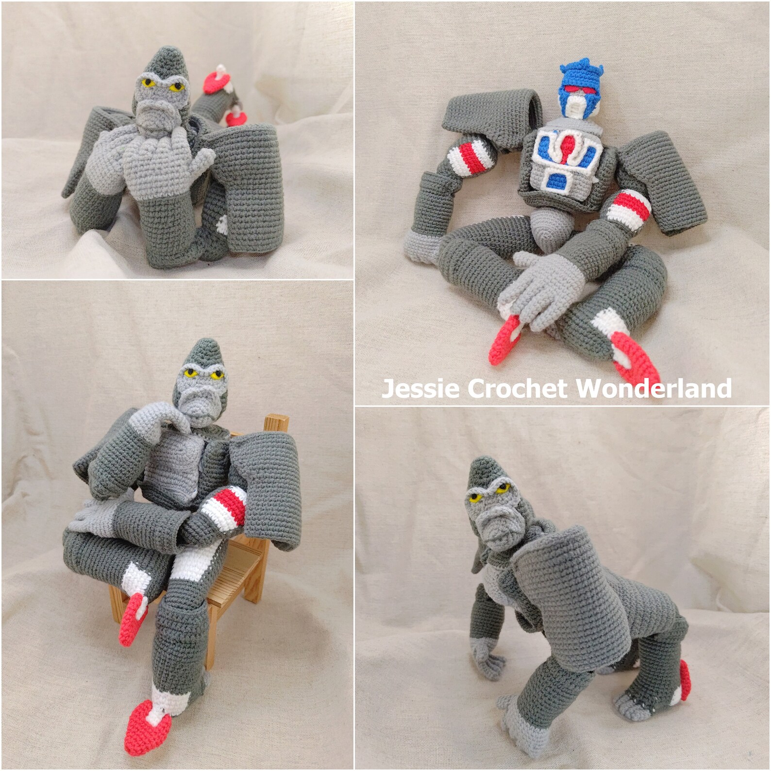 Crochet Transformers Gorilla _ Optimus Primal _ Maximals_ PDF English ...