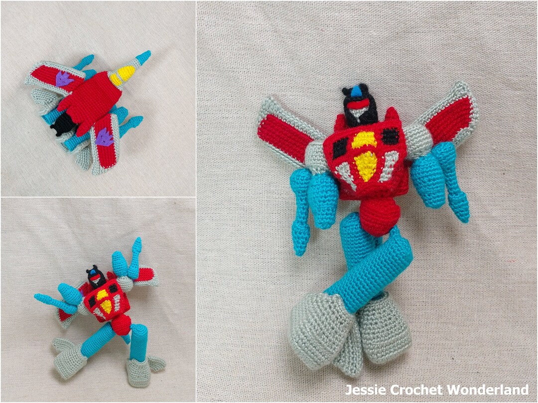 Crochet Transformers Decepticon Starscream_ Crochet Airplane _ PDF ...