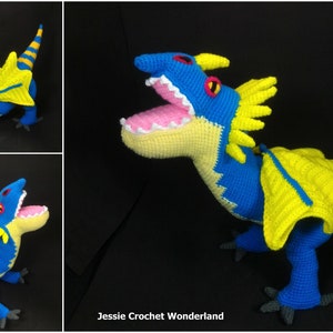 Dragon Stormfly _ Toothless Partner _ Dragon Crochet Pattern Instant ...