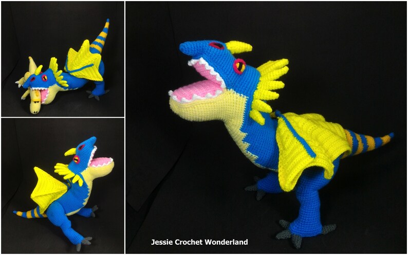 Dragon Stormfly _ Toothless Partner _ Dragon Crochet Pattern - Etsy