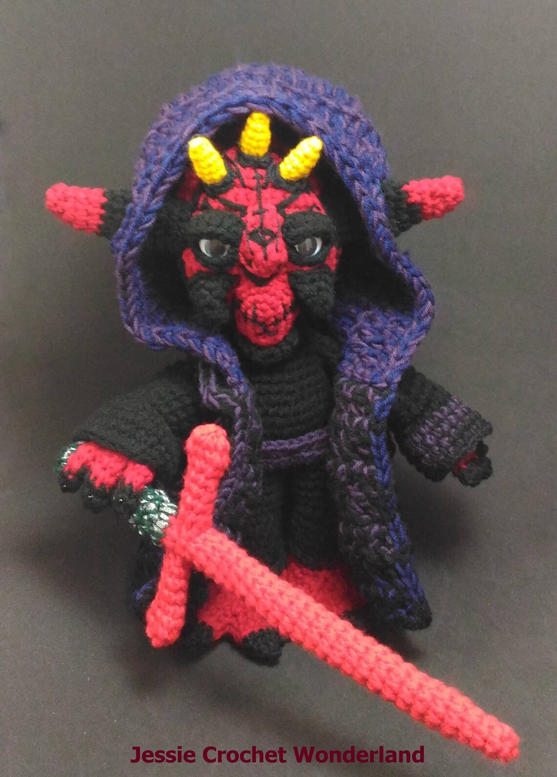 Darth Yoda Vs Master Yoda _ Star Wars_ English Crochet Pattern - Etsy