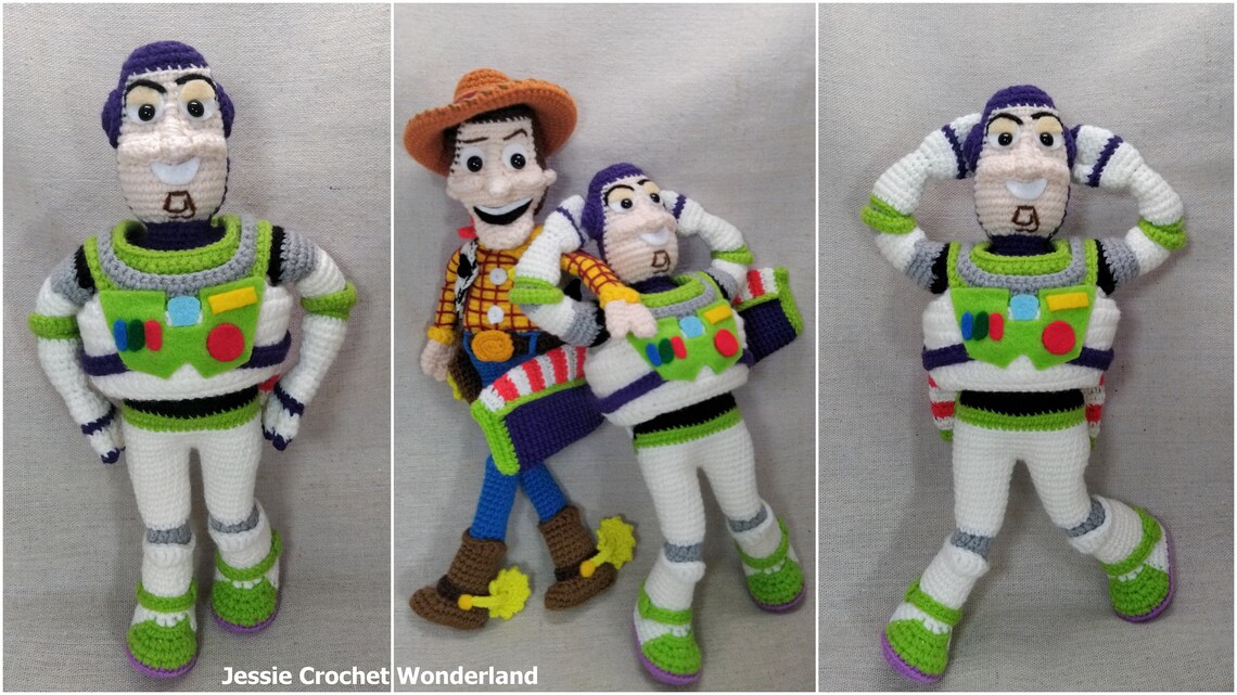 Buzz Lightyear English Crochet Pattern _ 16 inches Buzz | Etsy