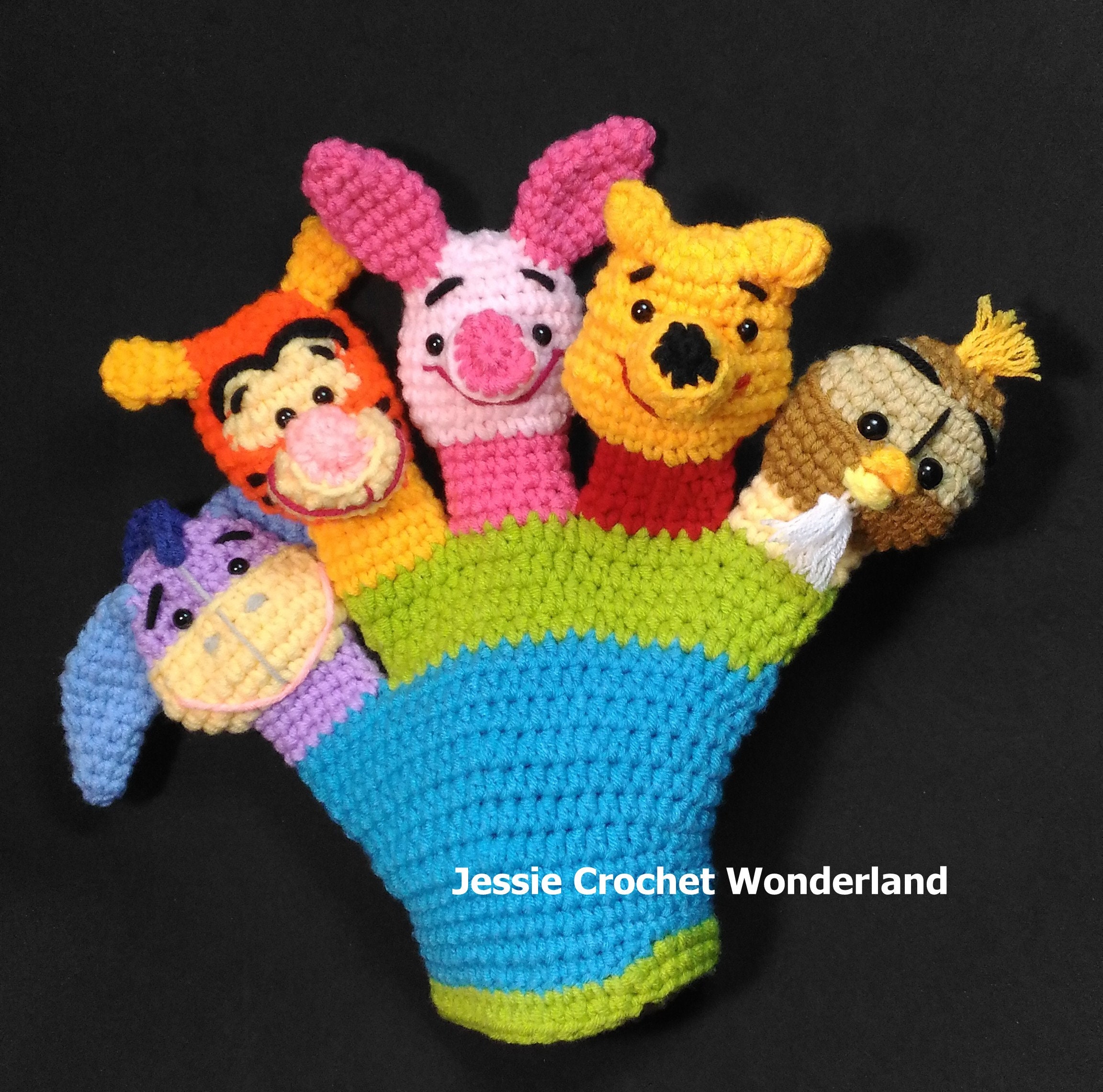 Winnie the Pooh_ Hand Puppet_disney_finger Puppet_english - Etsy