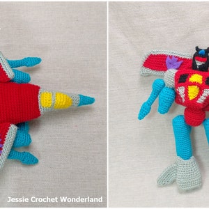 Crochet Transformers Decepticon Starscream_ Crochet Airplane _ PDF ...