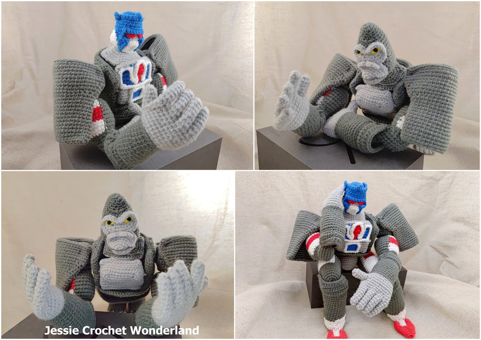 Crochet Transformers Gorilla _ Optimus Primal _ Maximals_ PDF English ...