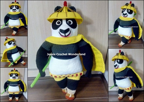 Kung Fu Panda _ Crochet English Pattern - Etsy UK