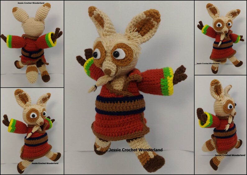 Master Shifu Kung Fu Panda _ Crochet English Pattern | Etsy