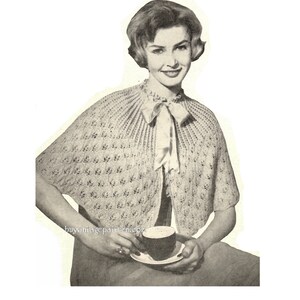 Vintage Bed Cape Knitting Pattern in PDF Instant Version , PDF ...