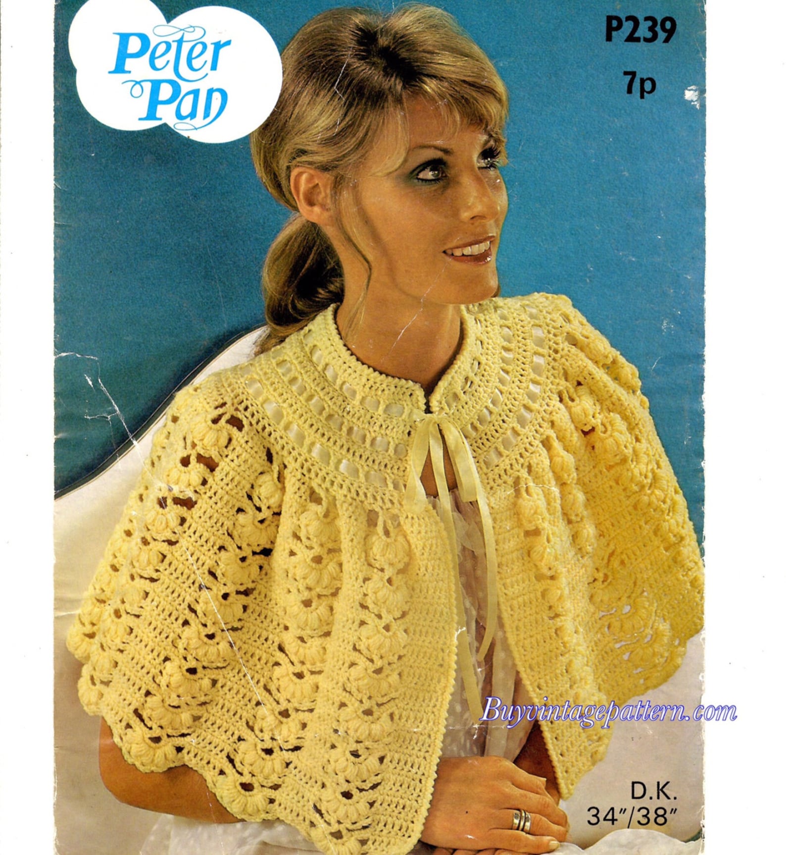 Vintage Bed Cape Crochet Pattern in PDF Instant Download Version , PDF ...