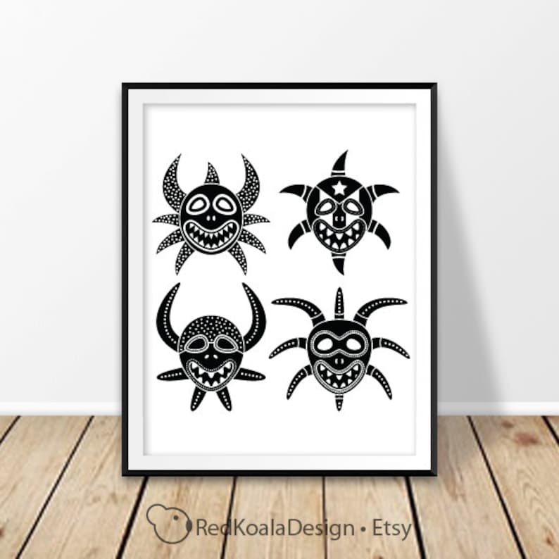 Vejigante Carnival Mask Print Puerto Rico Wall Art Puerto Rican Mask ...