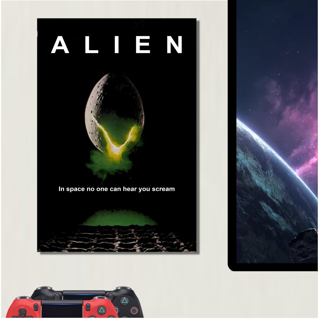 Metal Alien Tin Sign Aluminium Poster Door Movie Film Wall Art - Etsy UK