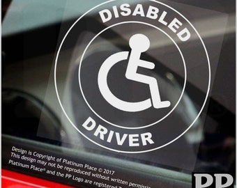 Disabled Driver Sign - Etsy