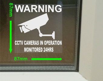 Cctv Notice Sign - Etsy