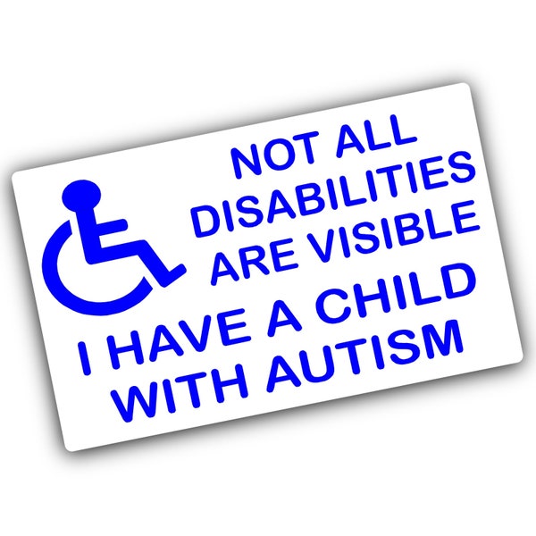 Autism Warning Sticker - Etsy Australia