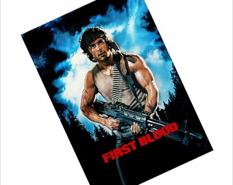 Rambo First Blood Movie Poster - Etsy