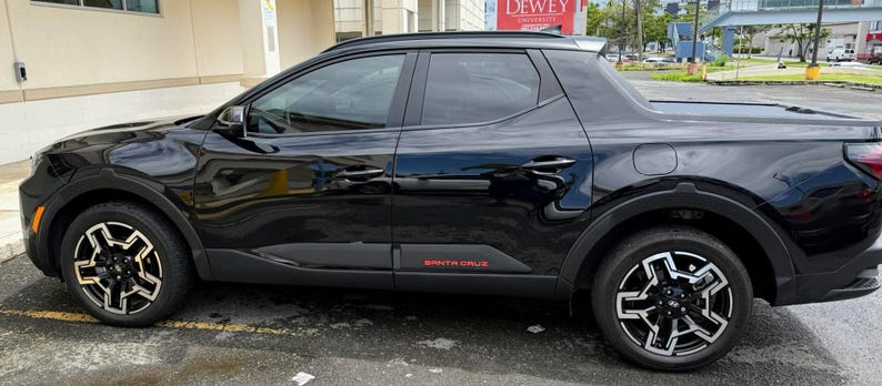 Hyundai Santa Cruz Side Door Letter Inserts/decals: Custom Truck Badge ...