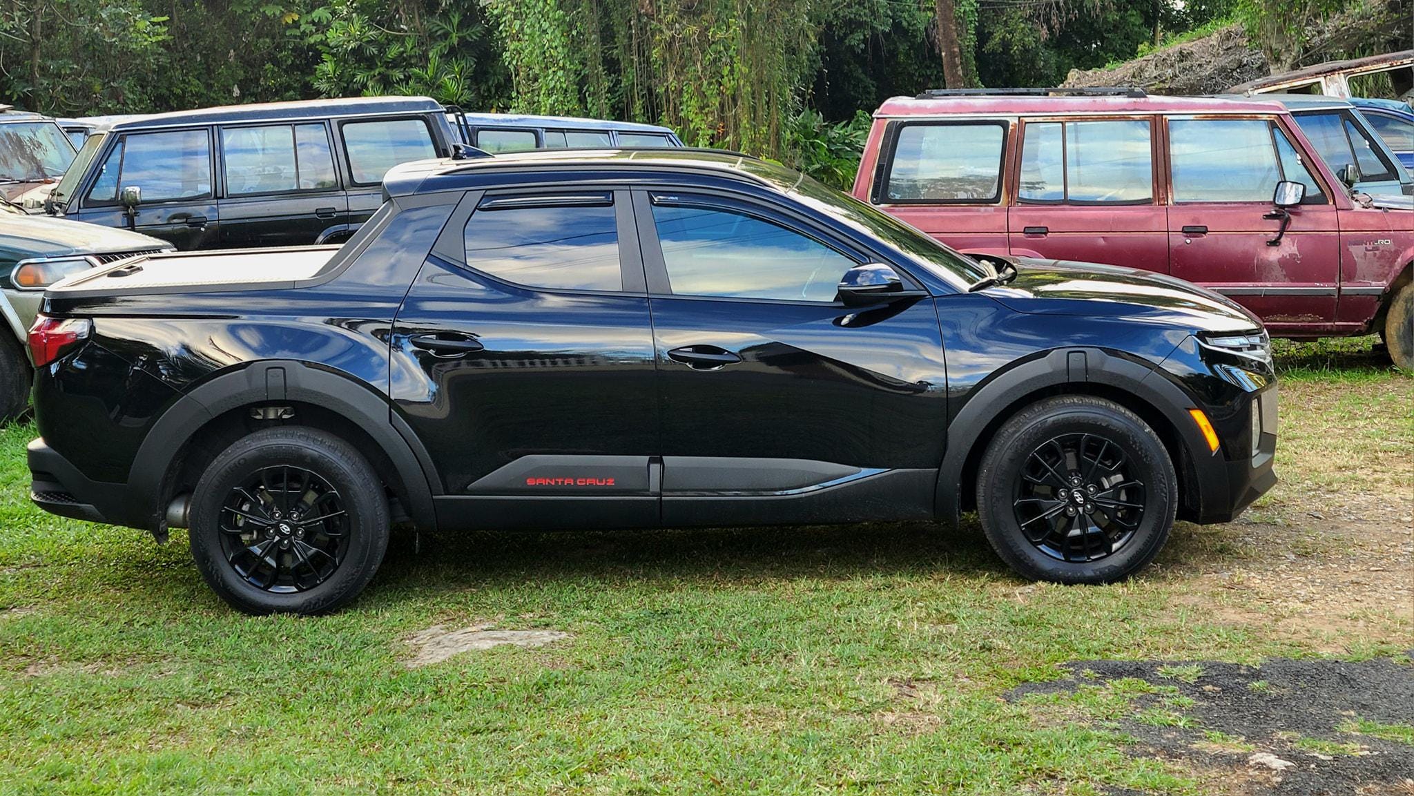 Hyundai Santa Cruz Side Door Letter Inserts/decals: Custom Truck Badge ...