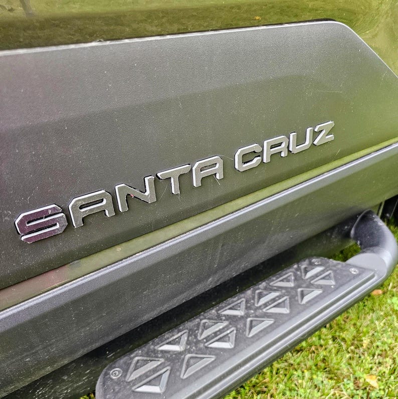 Hyundai Santa Cruz Side Door Letter Inserts/decals: Custom Truck Badge ...