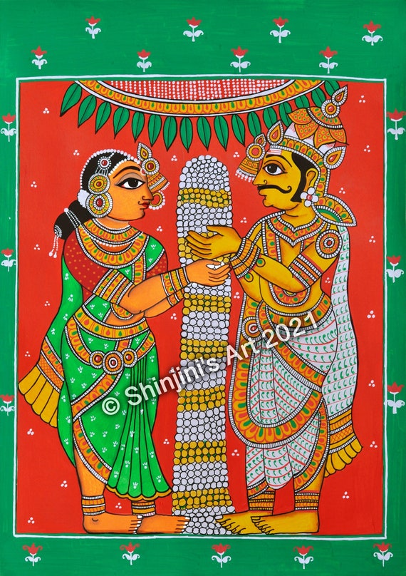 Indian Traditional Wedding Paintings