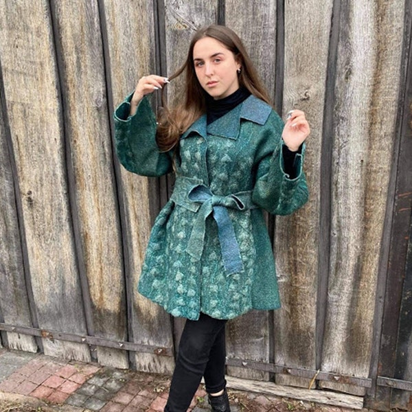 Felted Coat - Etsy