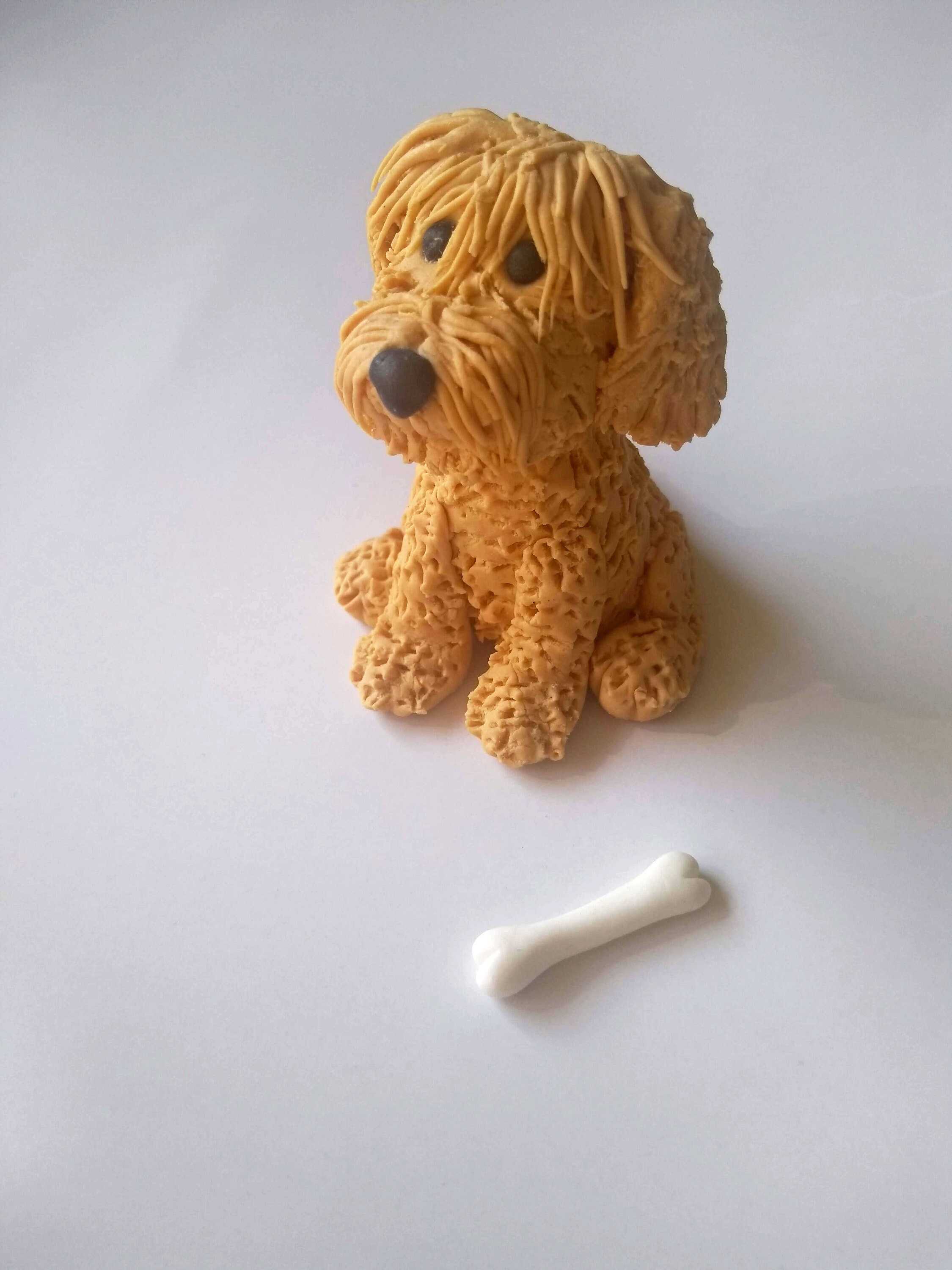 Dog Fondant Cake Topper Personalized Dog Topper Dog Lover Birthday Gift ...