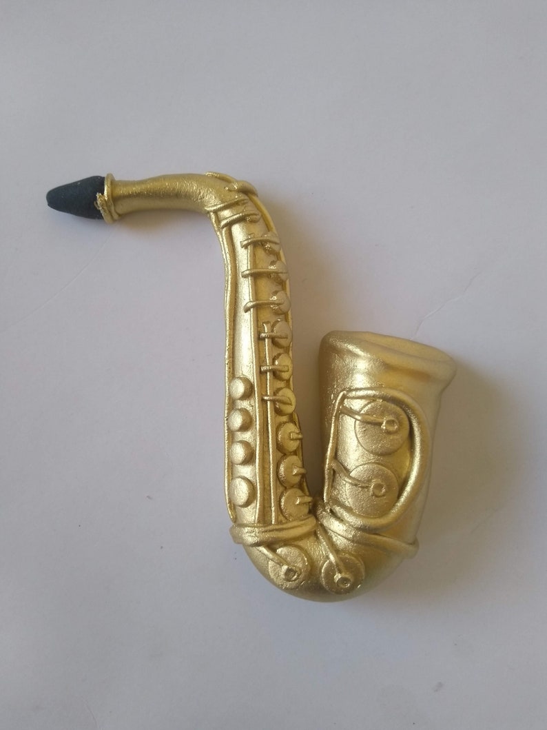 Saxophone Fondant Cake Topper Musician Cake Topper Handmade Edible Cake ...