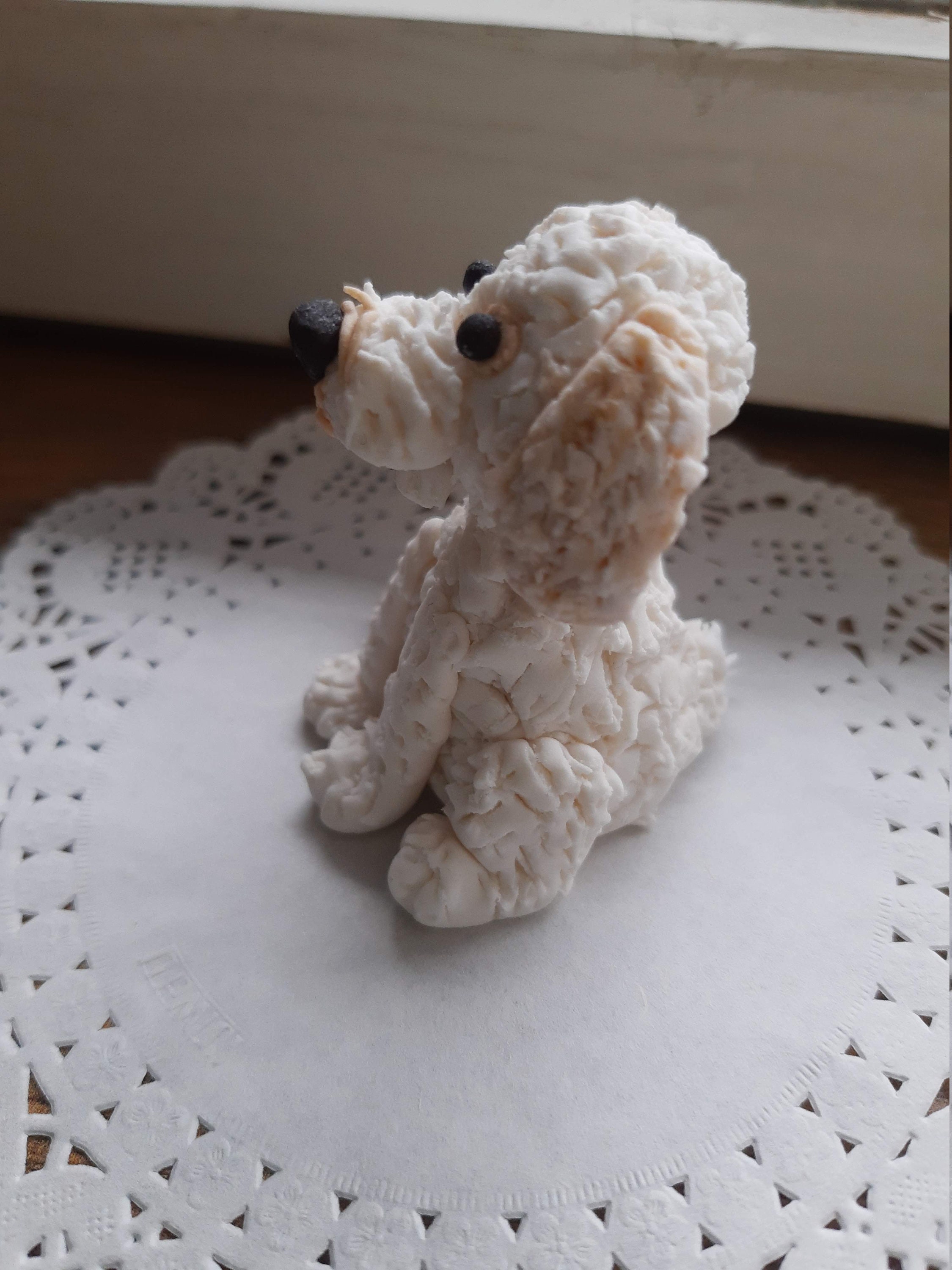 Puppy Fondant Cake Topper Dog Cake Topper Cute Puppy Personalized Dog ...