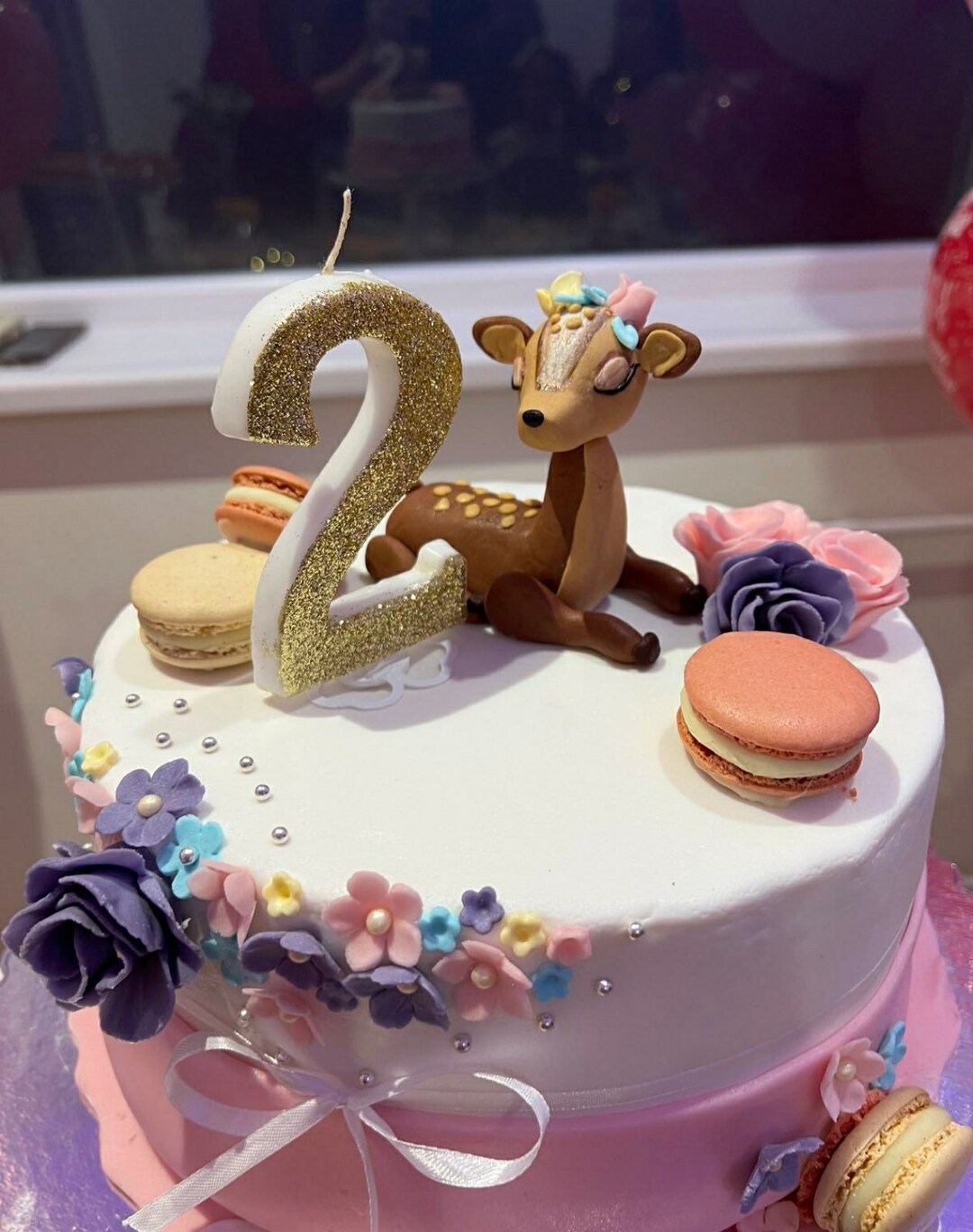 Deer Cake Topper Fondant Fawn Fondant Cake Topper Baby Deer Topper Baby ...