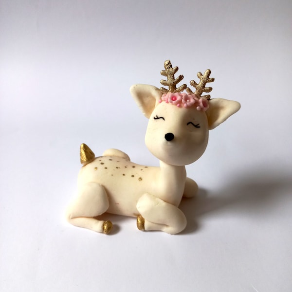 Deer Cake Topper - Etsy