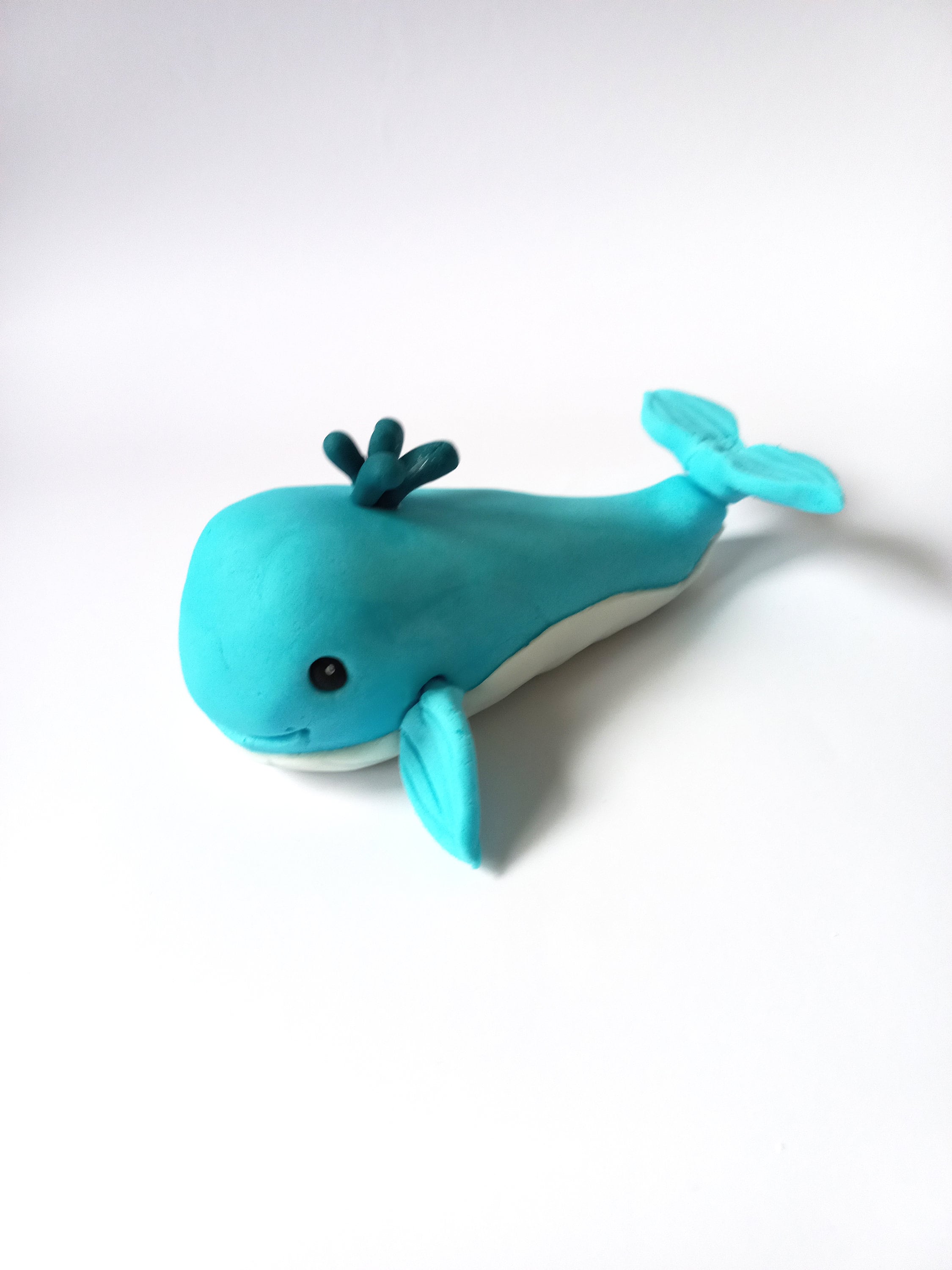 Whale Fondant Cake Topper Under the Sea Party Decoration Sea - Etsy