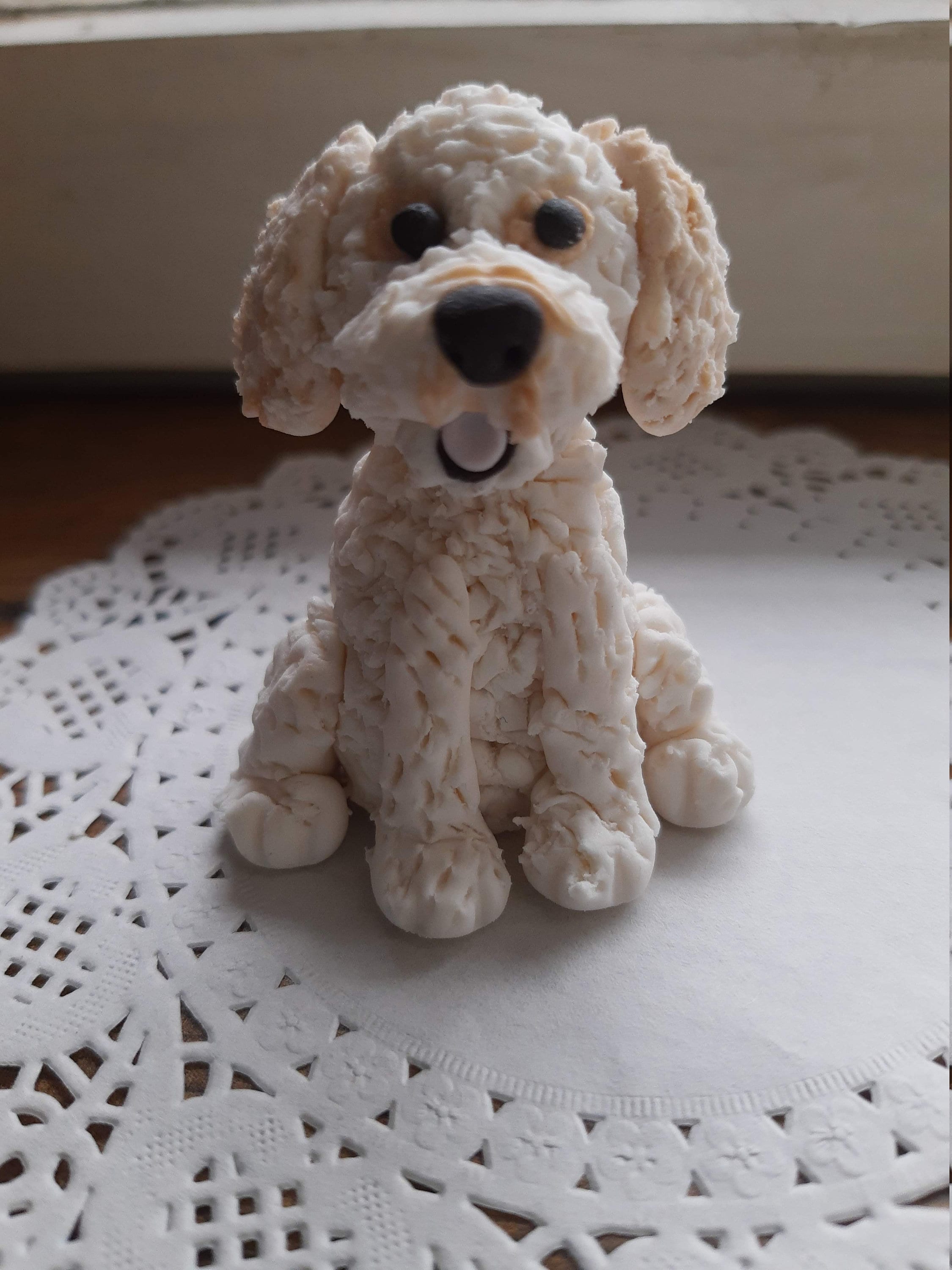 Puppy Fondant Cake Topper Dog Cake Topper Cute Puppy | Etsy