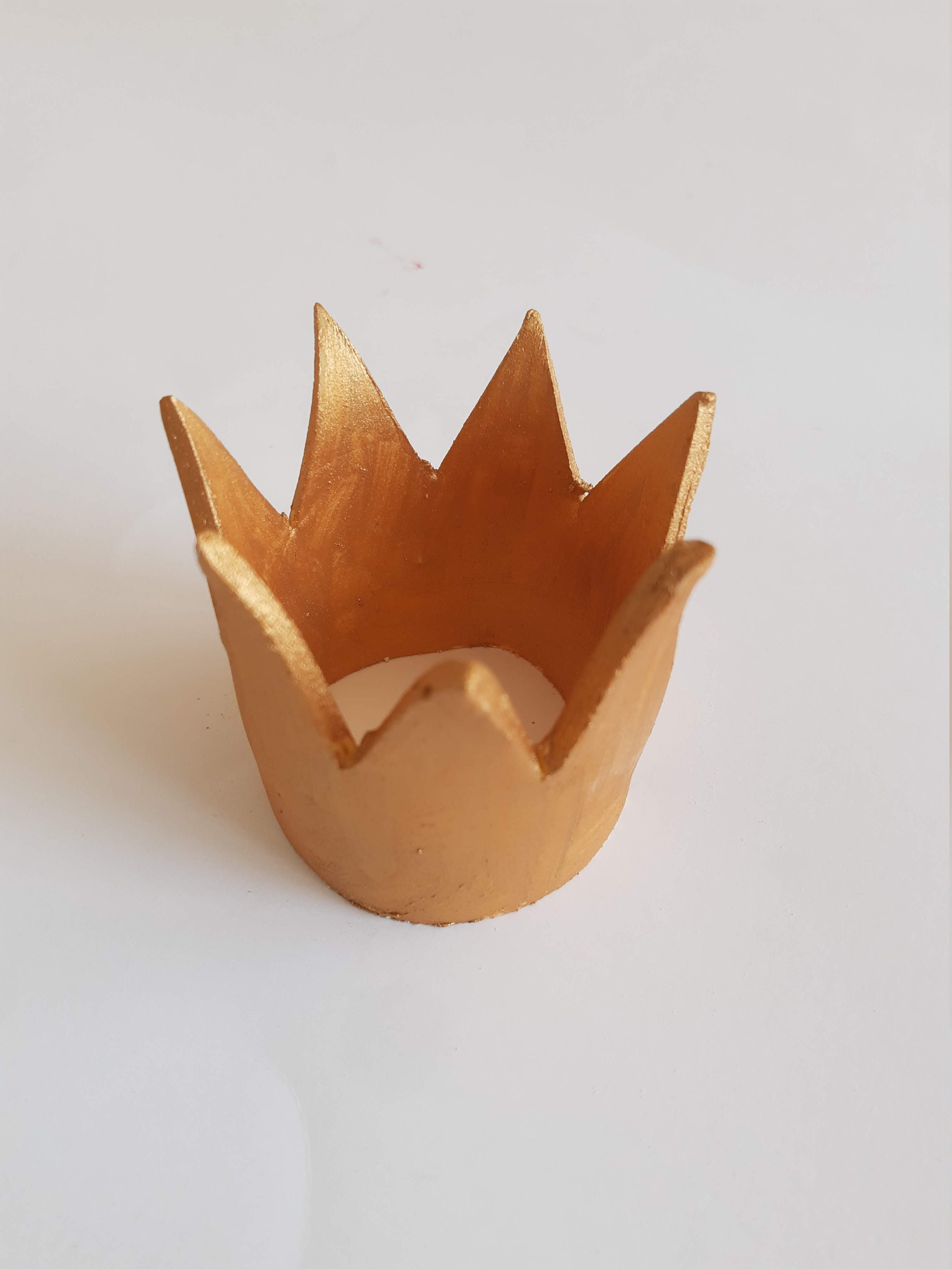 Crown Cake Topper Gold Fondant Princess Prince Queen King Crown Edible ...