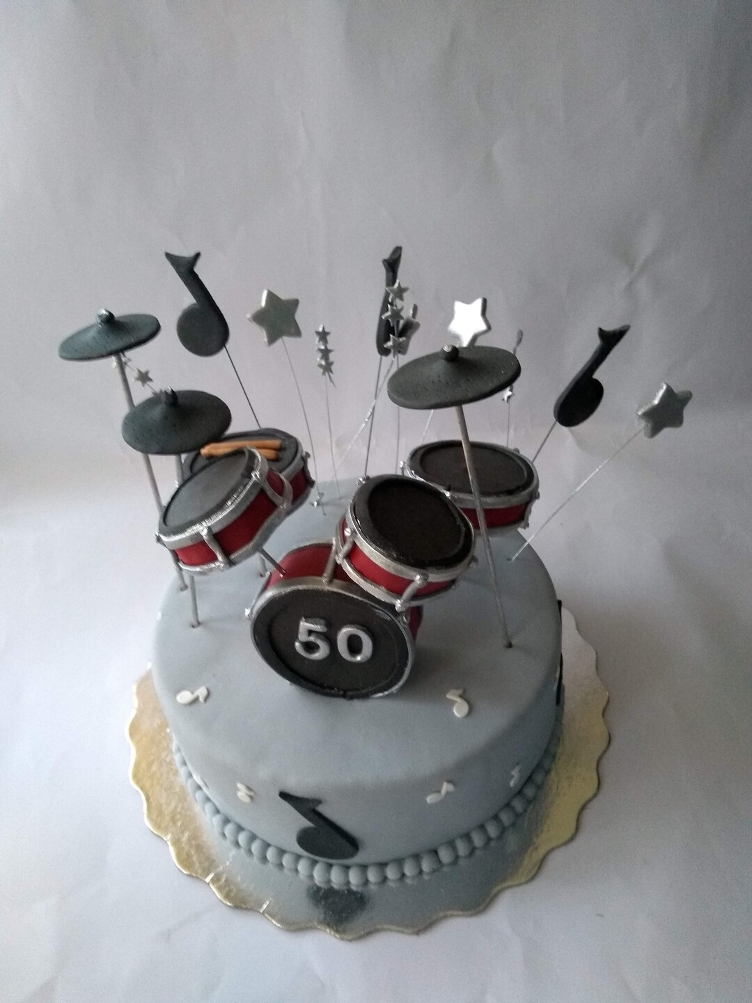 Drum Set Cake Topper, Fondant Drums Cake Topper - Etsy