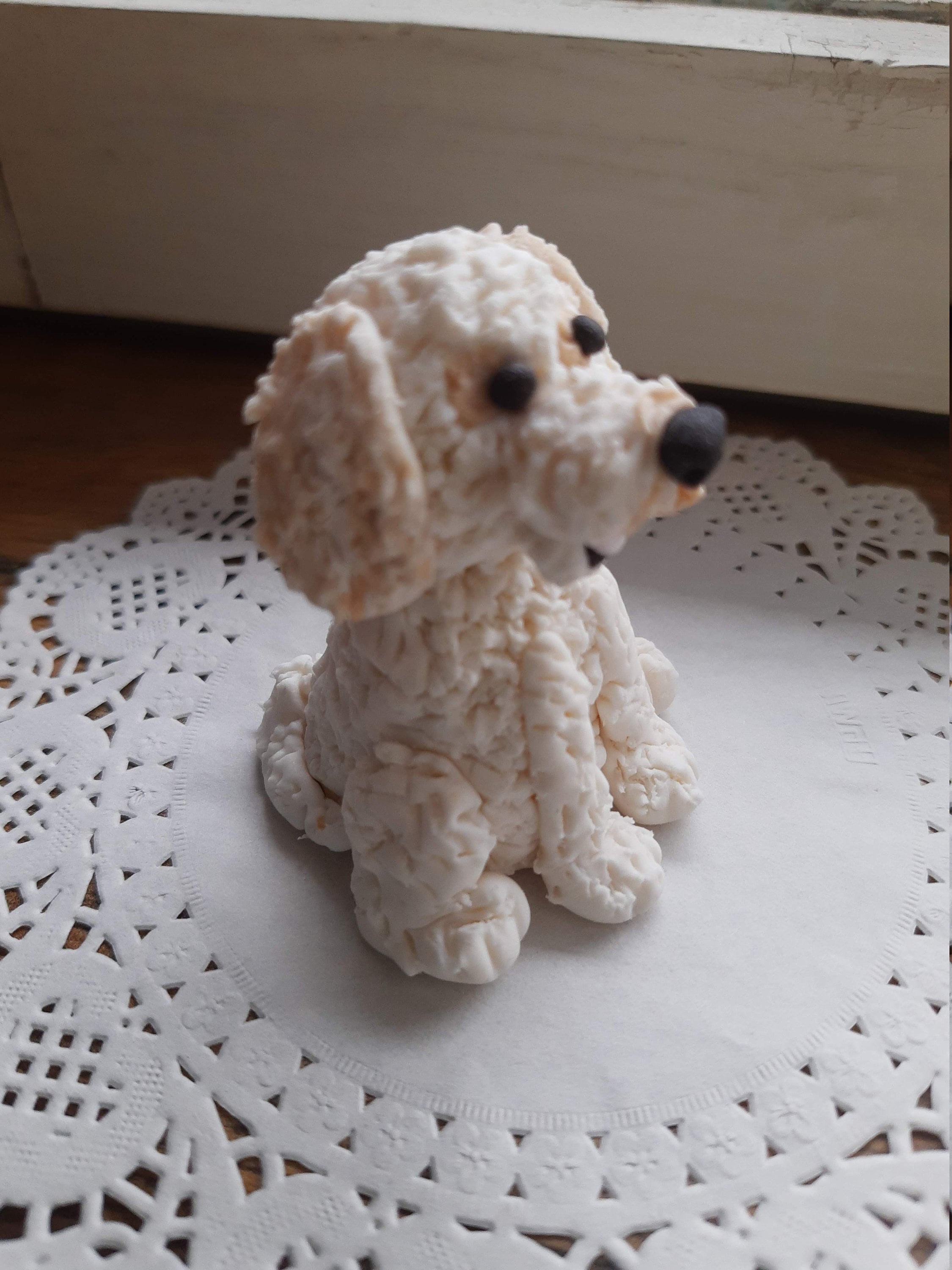 Puppy Fondant Cake Topper Dog Cake Topper Cute Puppy | Etsy